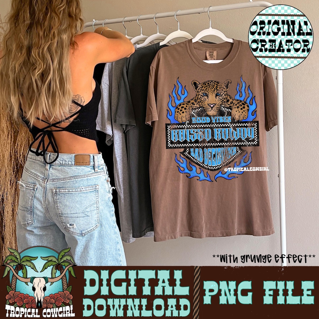 Raised Rowdy Png, Edgy Png, Grunge Png, Trendy Png, Best Seller ...