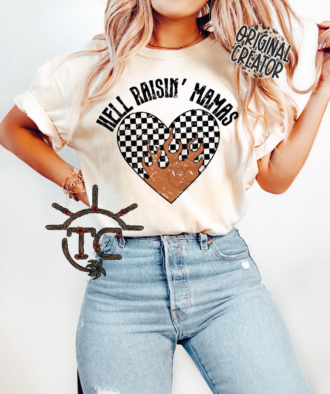 Hell Raising Mamas Png, Flaming Heart Png, Wild Png, Mother Png, Mama ...