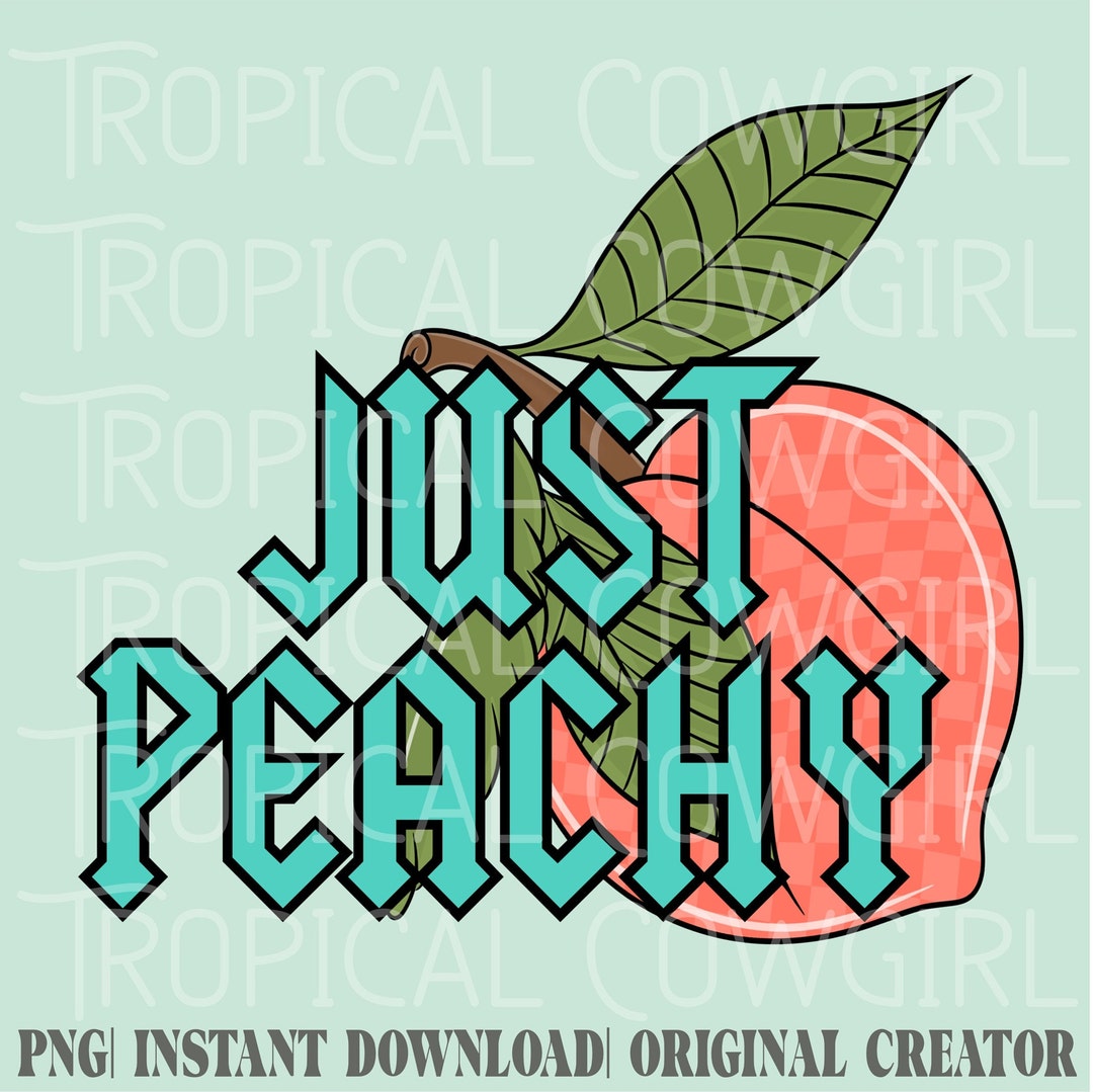 Just Peachy Png| Peach Design| Peachy Design| Retro Peachy Png ...