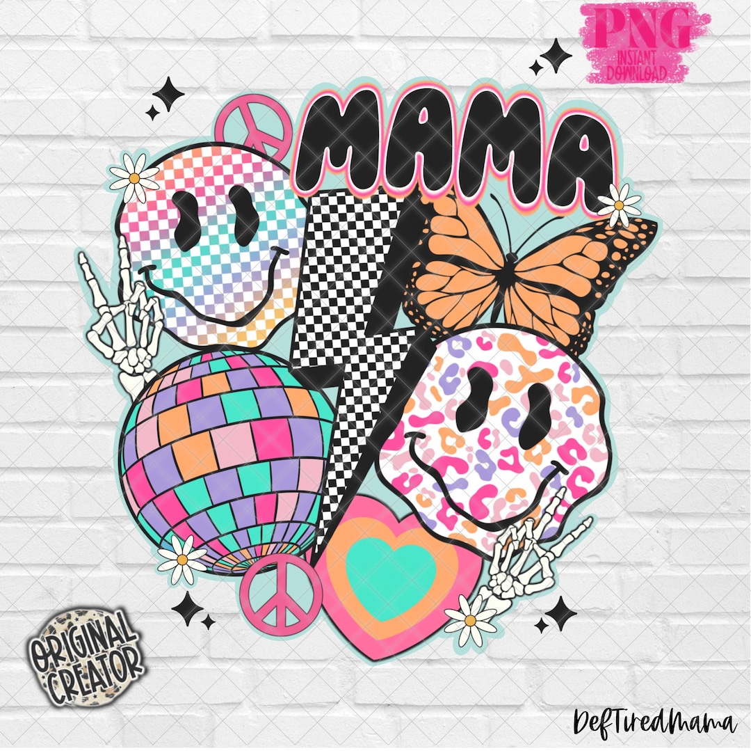 Mama PNG| Trendy PNG| Mothers Day Png| Mama Sublimation| Instant ...