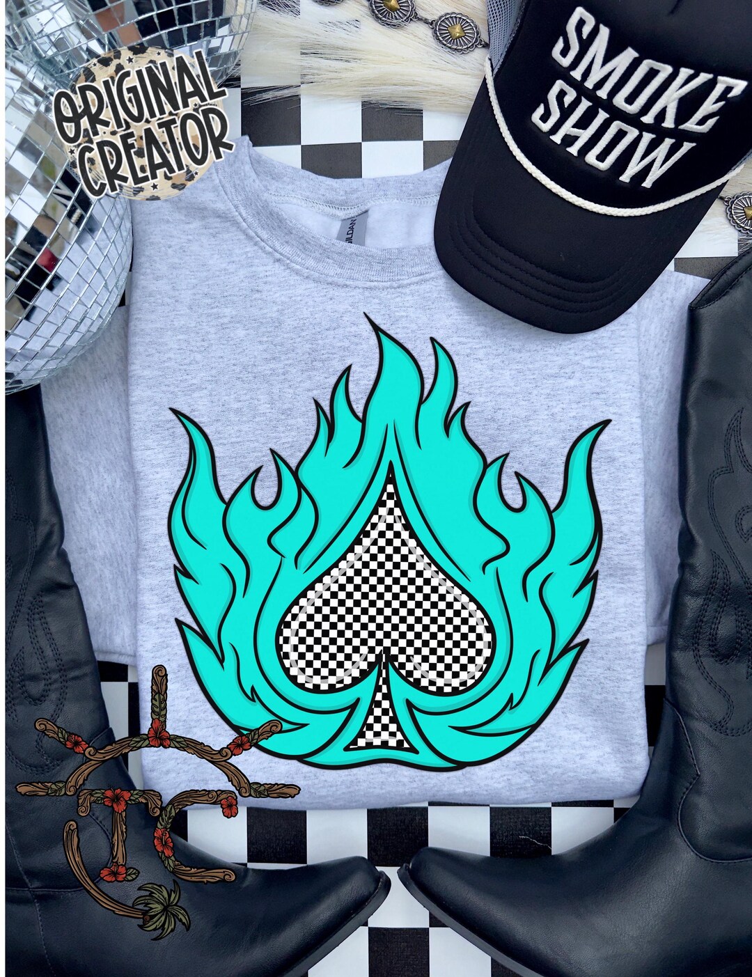 Flaming Spade PNG, Western Spade Png, Western PNG, Spade Design ...