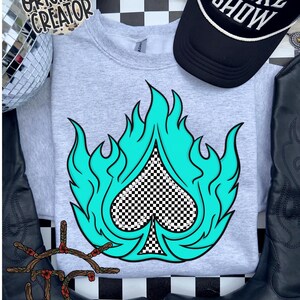 Flaming Spade PNG, Western Spade Png, Western PNG, Spade Design ...