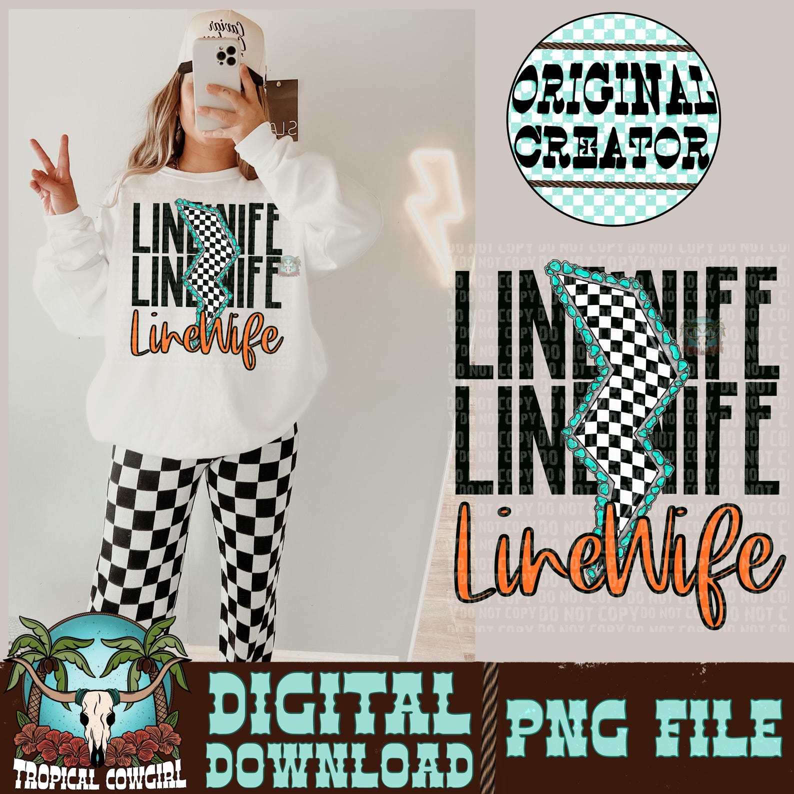 Line Wife PNG Bundle, Western Design (digital Download) - Etsy