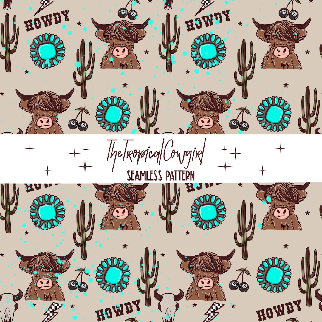 Western Seamless Pattern, Western Pattern, Western Seamless Pattern ...