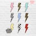 Lightning Bolt PNG Retro PNG Sublimation Trendy Png Instant Download - Etsy