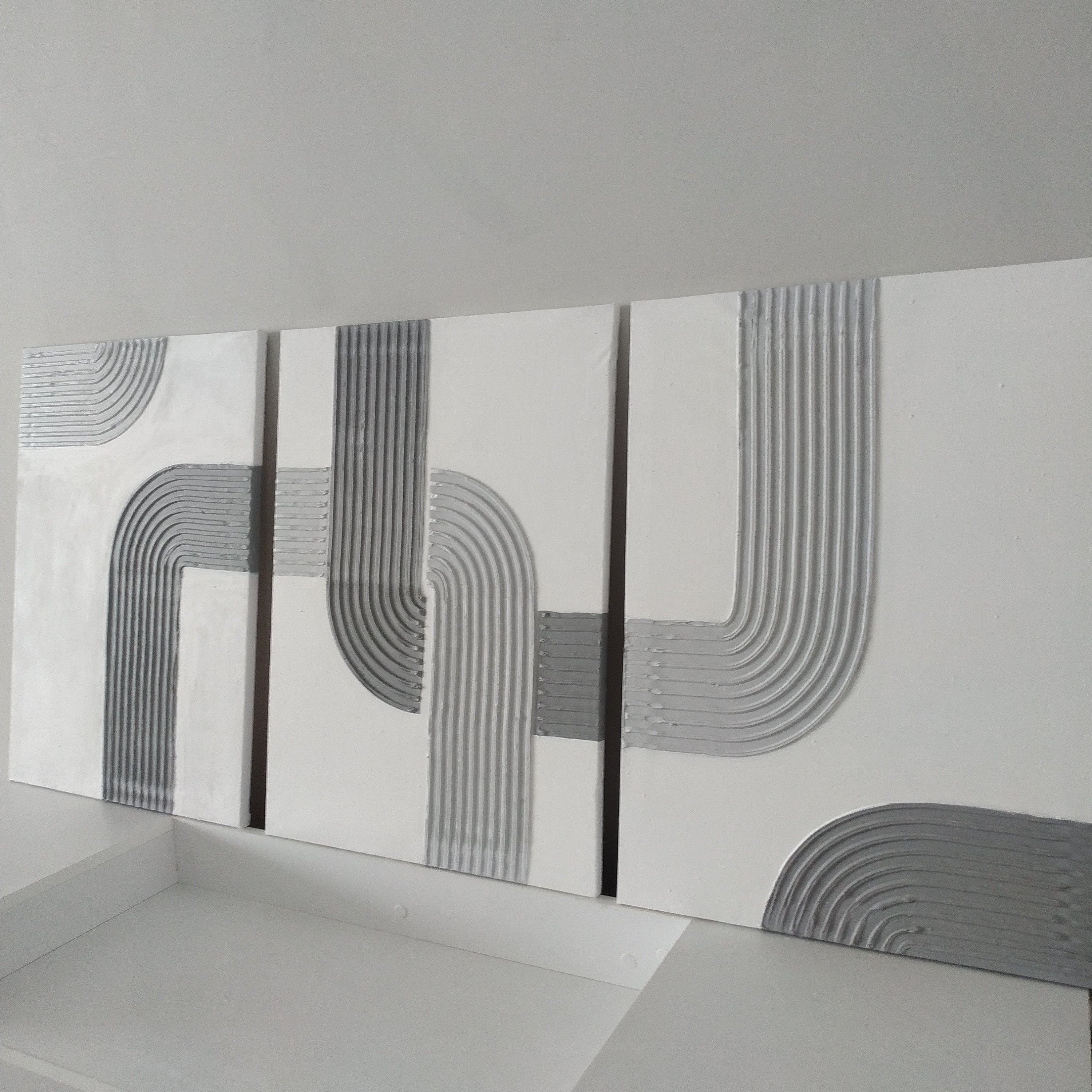 Textured Wall Art, Minimalist Painting, Abstract Painting, Modern Art ...