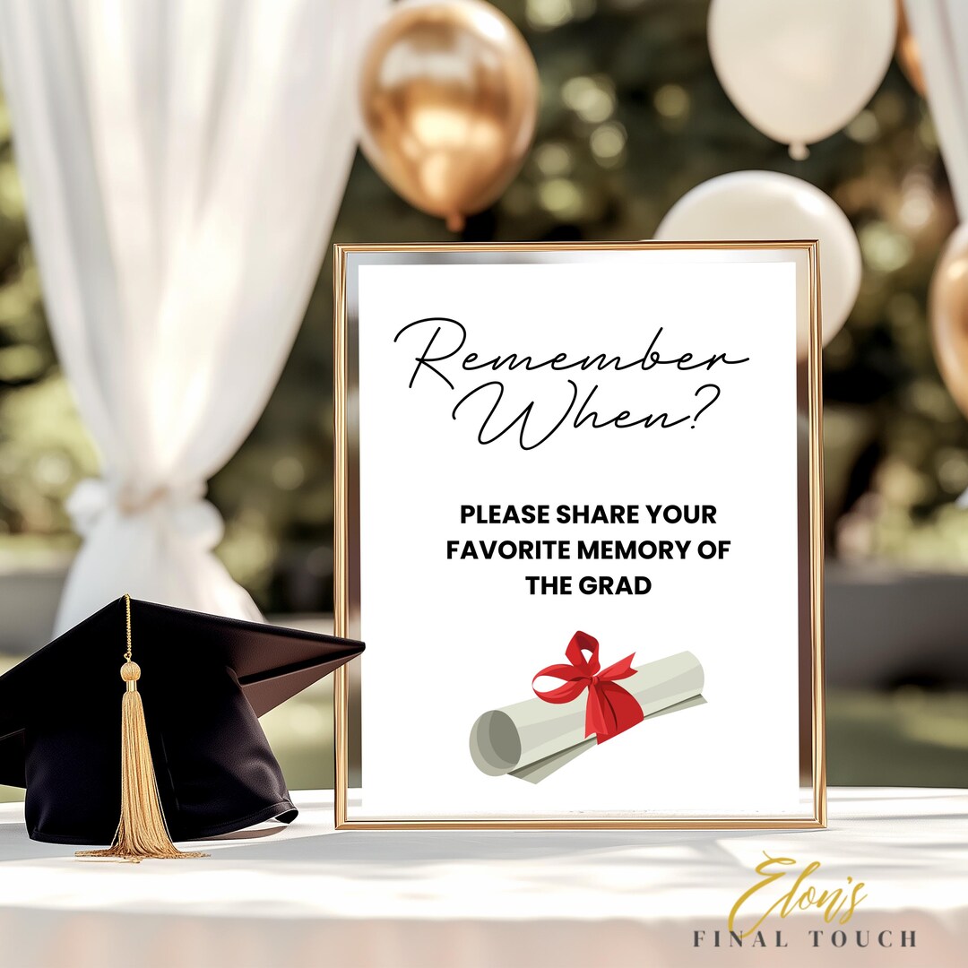 Remember When Share Your Memory Printable Sign SVG PNG JPG - Etsy