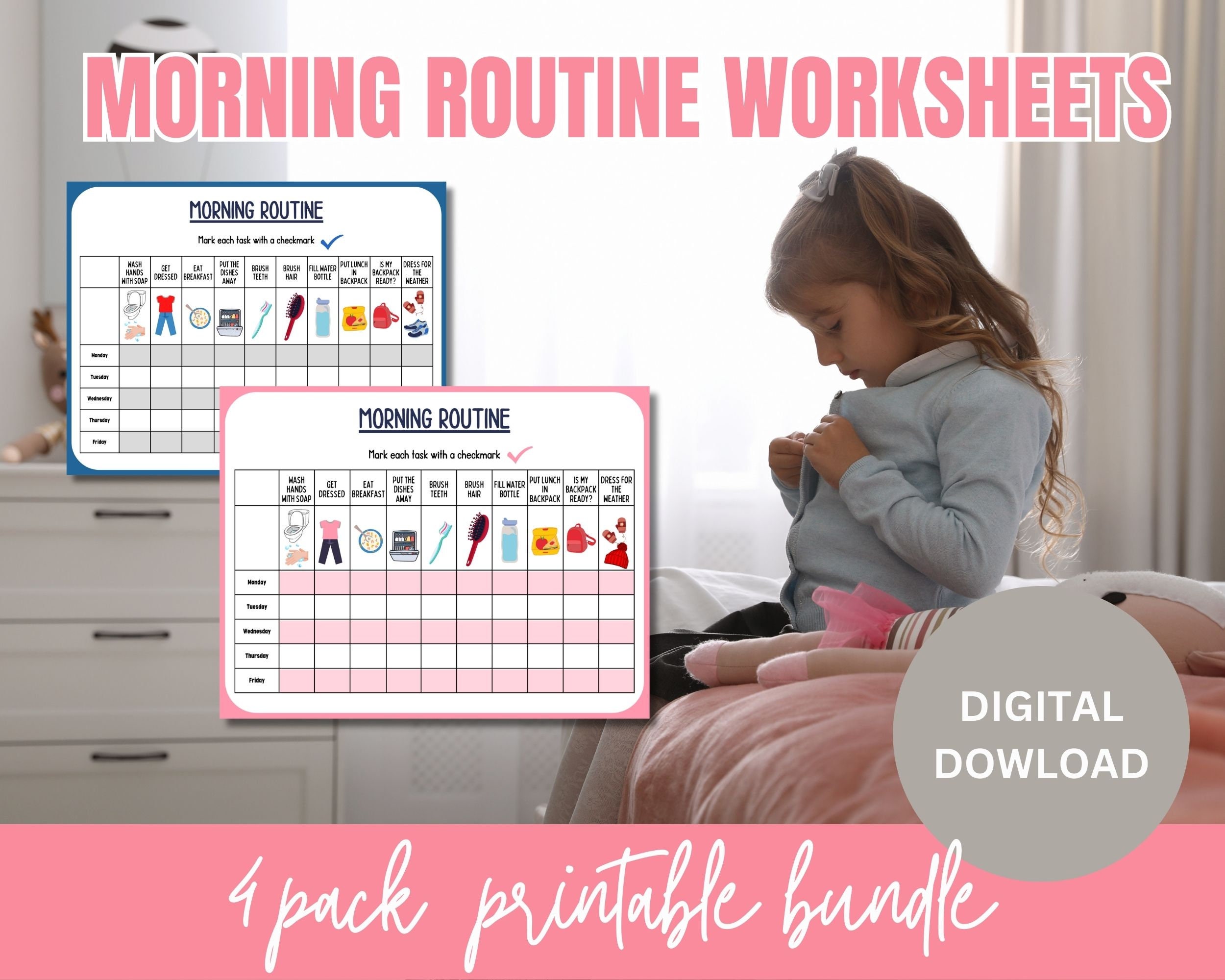 Daily Routine Worksheet