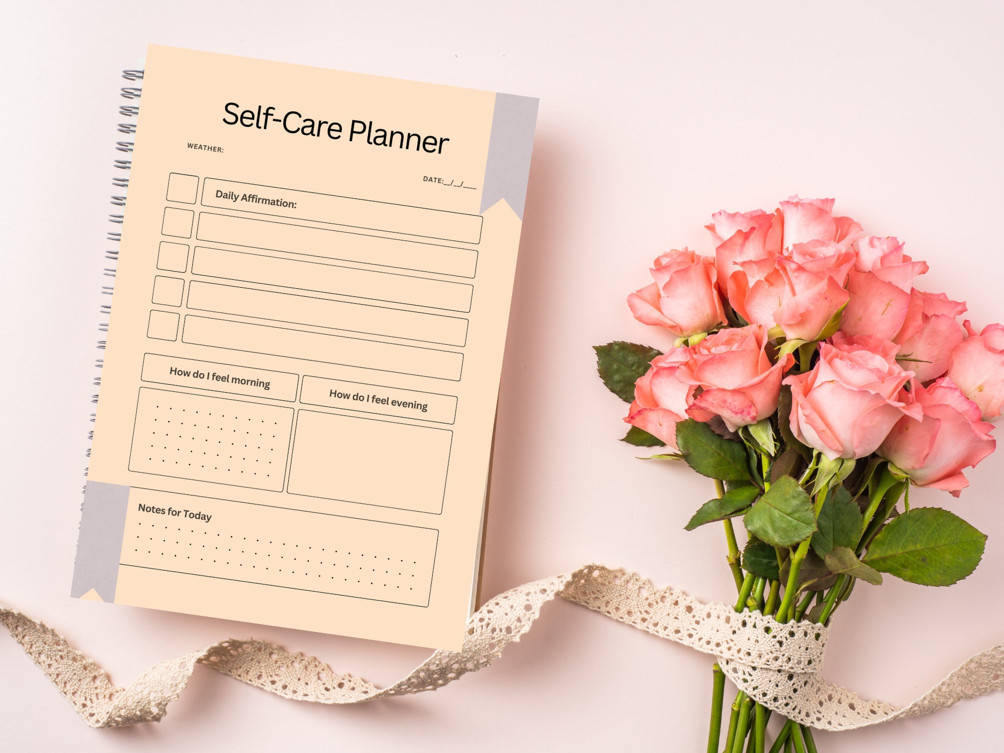 Self-care Planner Printable : Your Daily Companion for Well-being ...