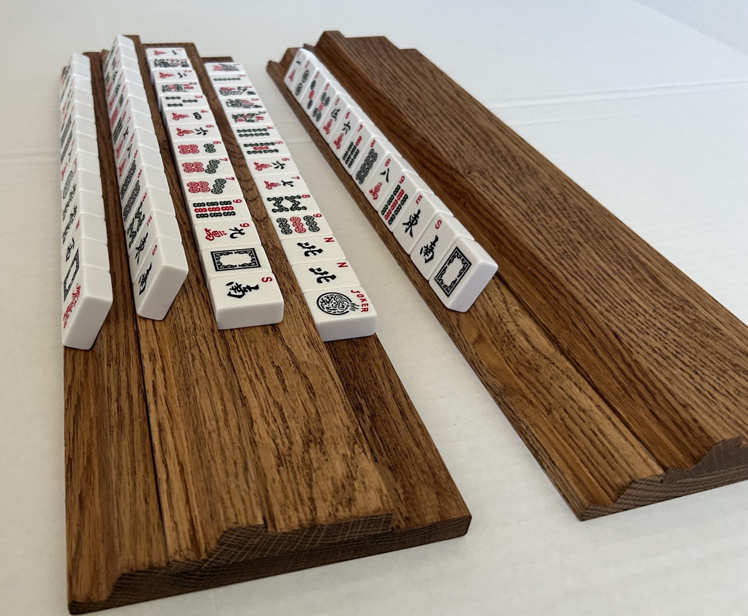 A Set of Two (2) Siamese Mahjong Racks Made for Two Players. - Etsy