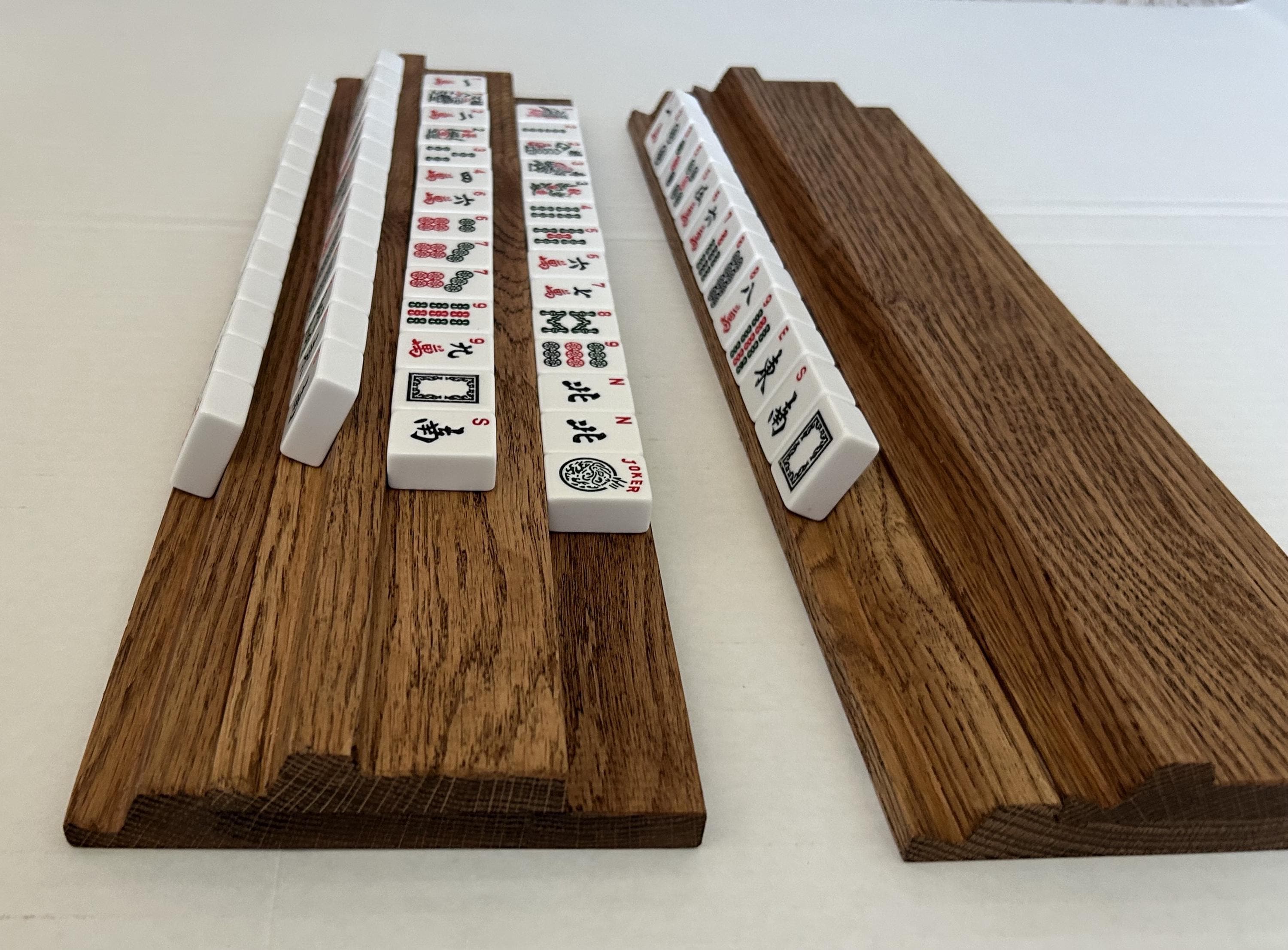 A Set of Two (2) Siamese Mahjong Racks Made for Two Players. - Etsy