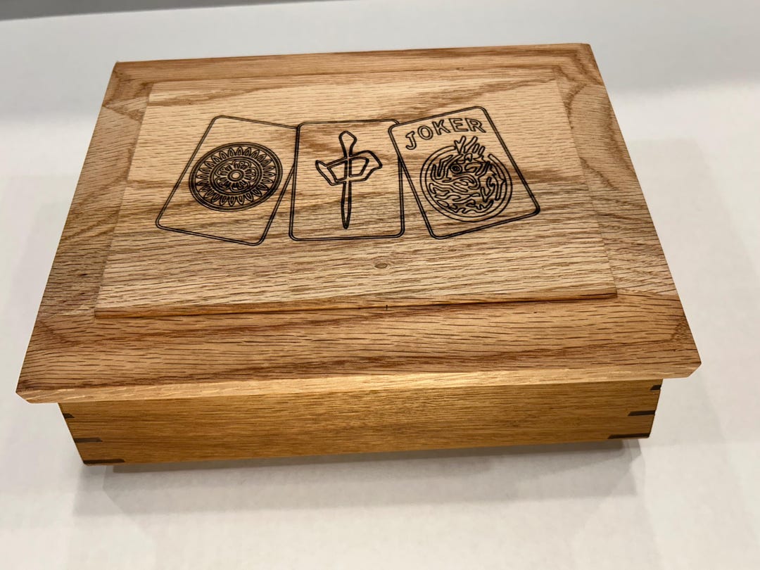 Mahjong Tile Storage Box - Etsy