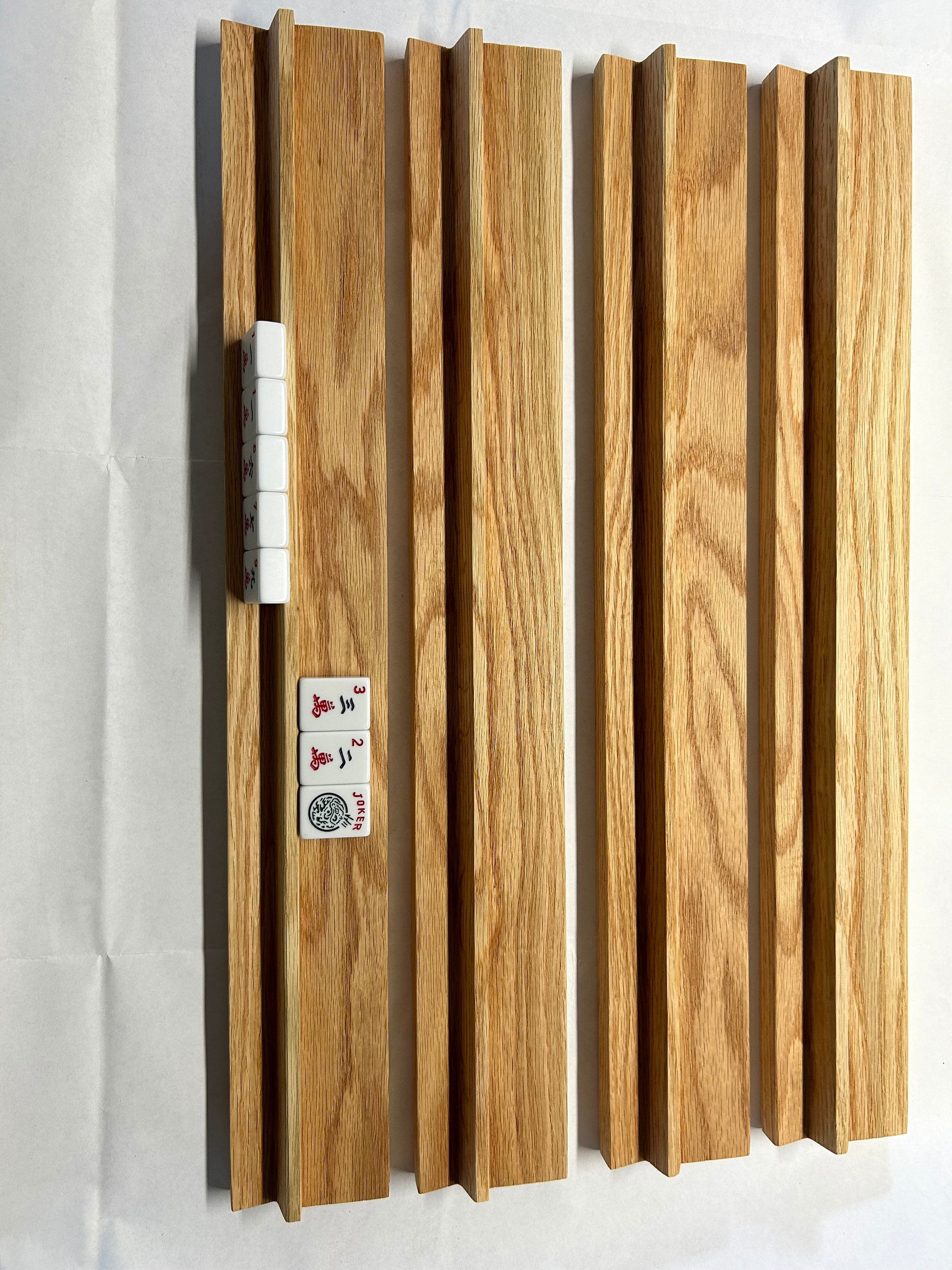 Large Oversized Oak Mahjong Racks for Larger Tiles - Etsy