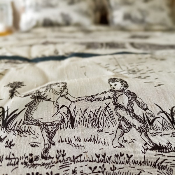 Toile Bedding - Etsy