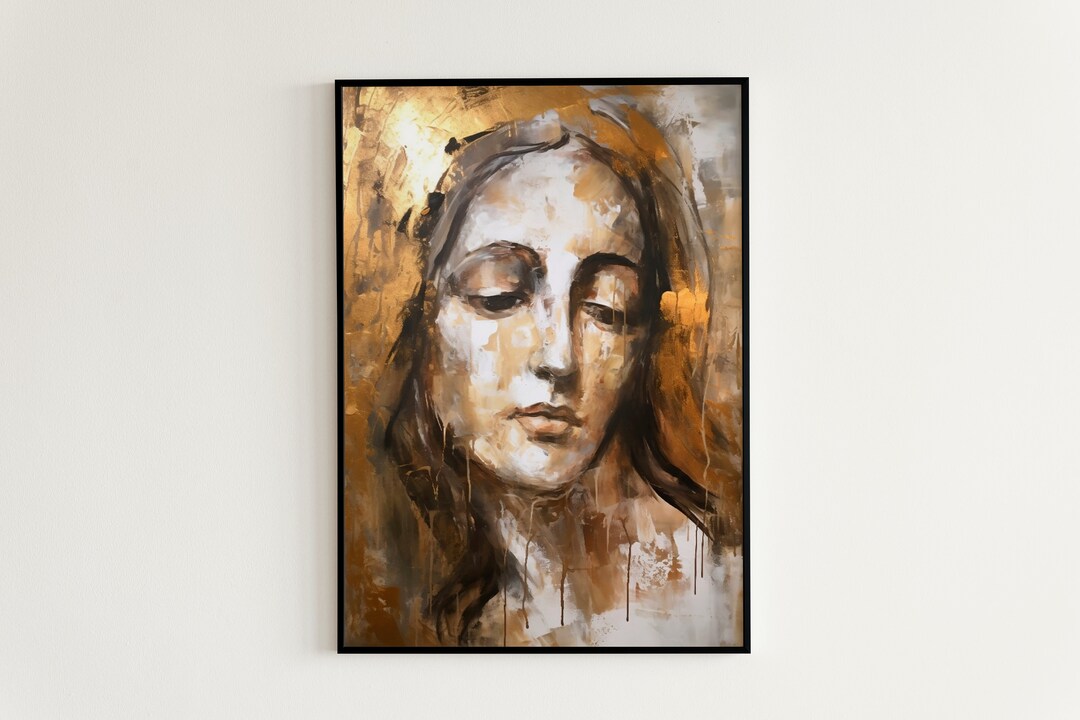 Mary Mary Wall Art Mother of Jesus Saint Mary Wall Print - Etsy