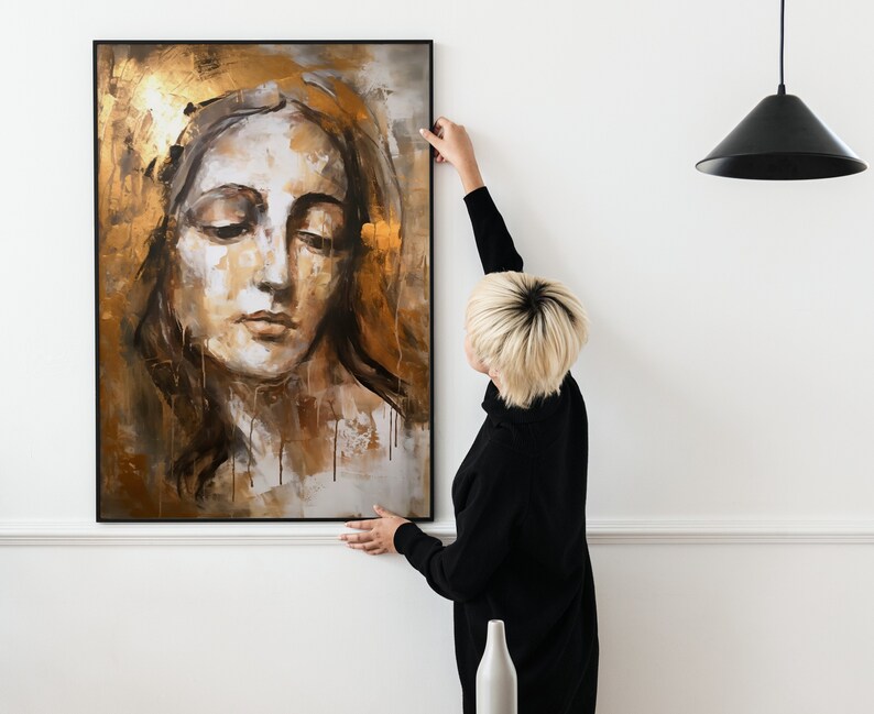 Mary Mary Wall Art Mother of Jesus Saint Mary Wall Print - Etsy