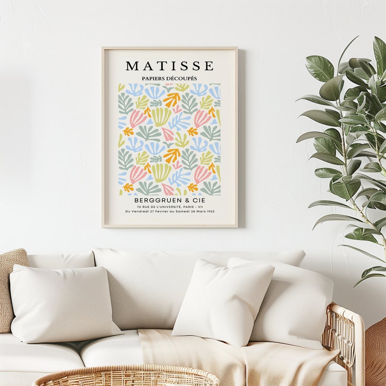 Matisse Cutout, Matisse Leaf, Henri Matisse Print, Matisse Wall Art ...