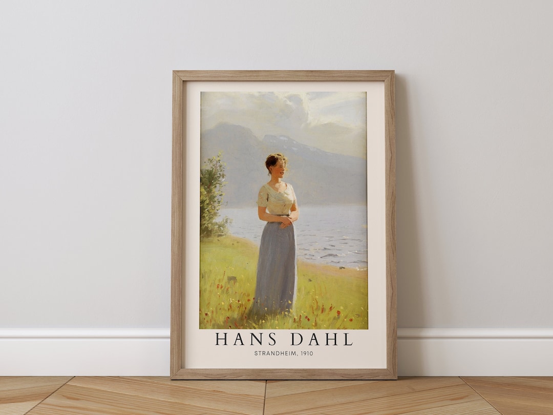 Hans Dahl, Hans Dahl Wall Art, Fine Art, Vintage Print, Strandheim 1910 ...