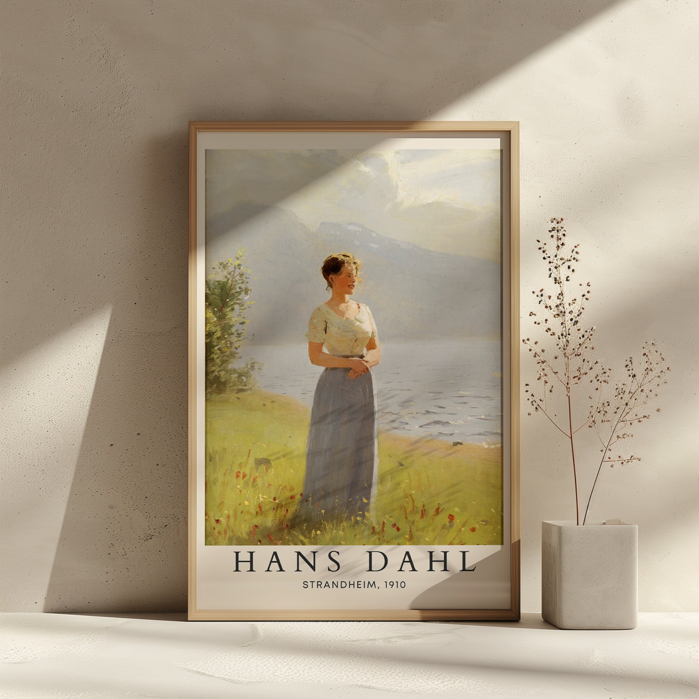 Hans Dahl, Hans Dahl Wall Art, Fine Art, Vintage Print, Strandheim 1910 ...