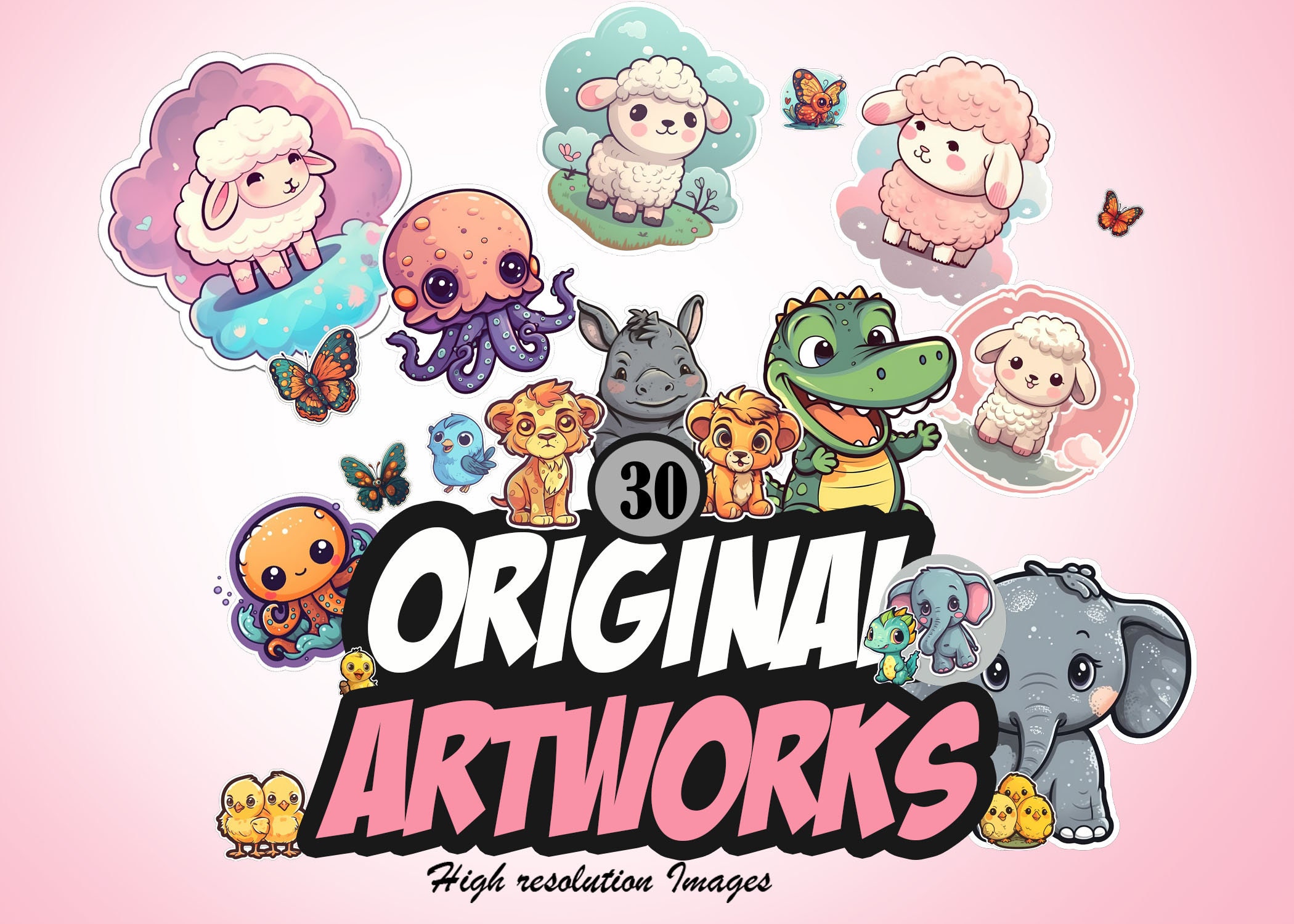 Cartoon Stickers Collection, Original Cartoon, High Resolution Cartoons ...