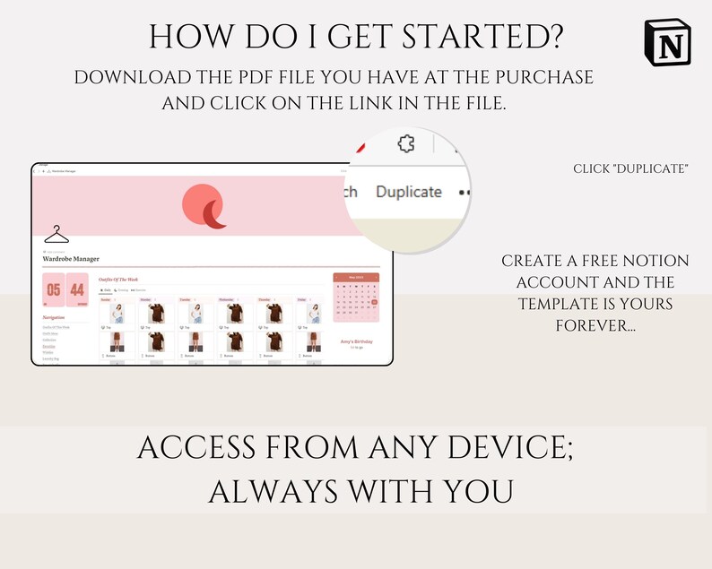 Extended Student Planner Notion Template Academic Planner Notion ...