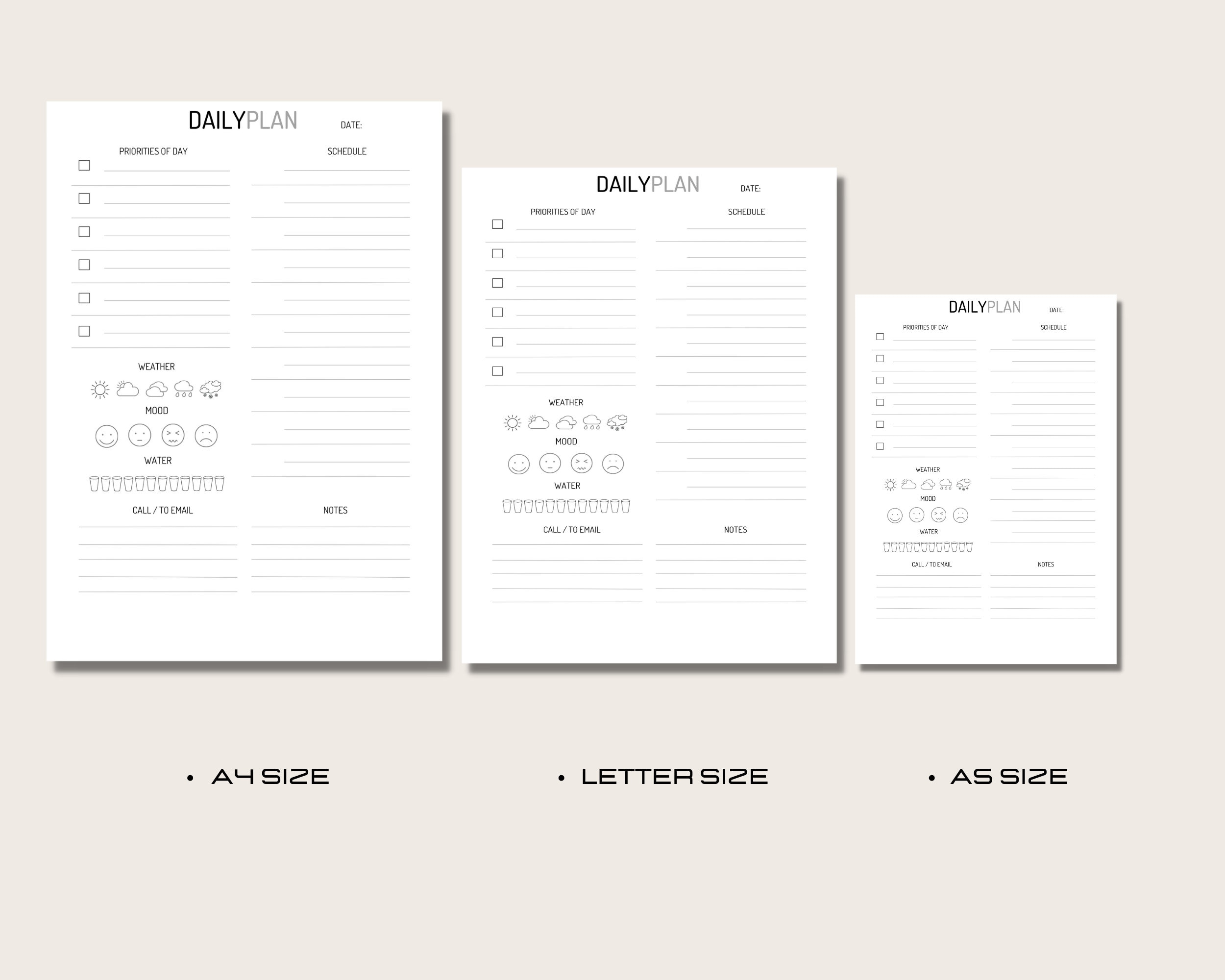 Ultimate Printable Planner Bundle, Printable Life Planner, Digital Goal ...