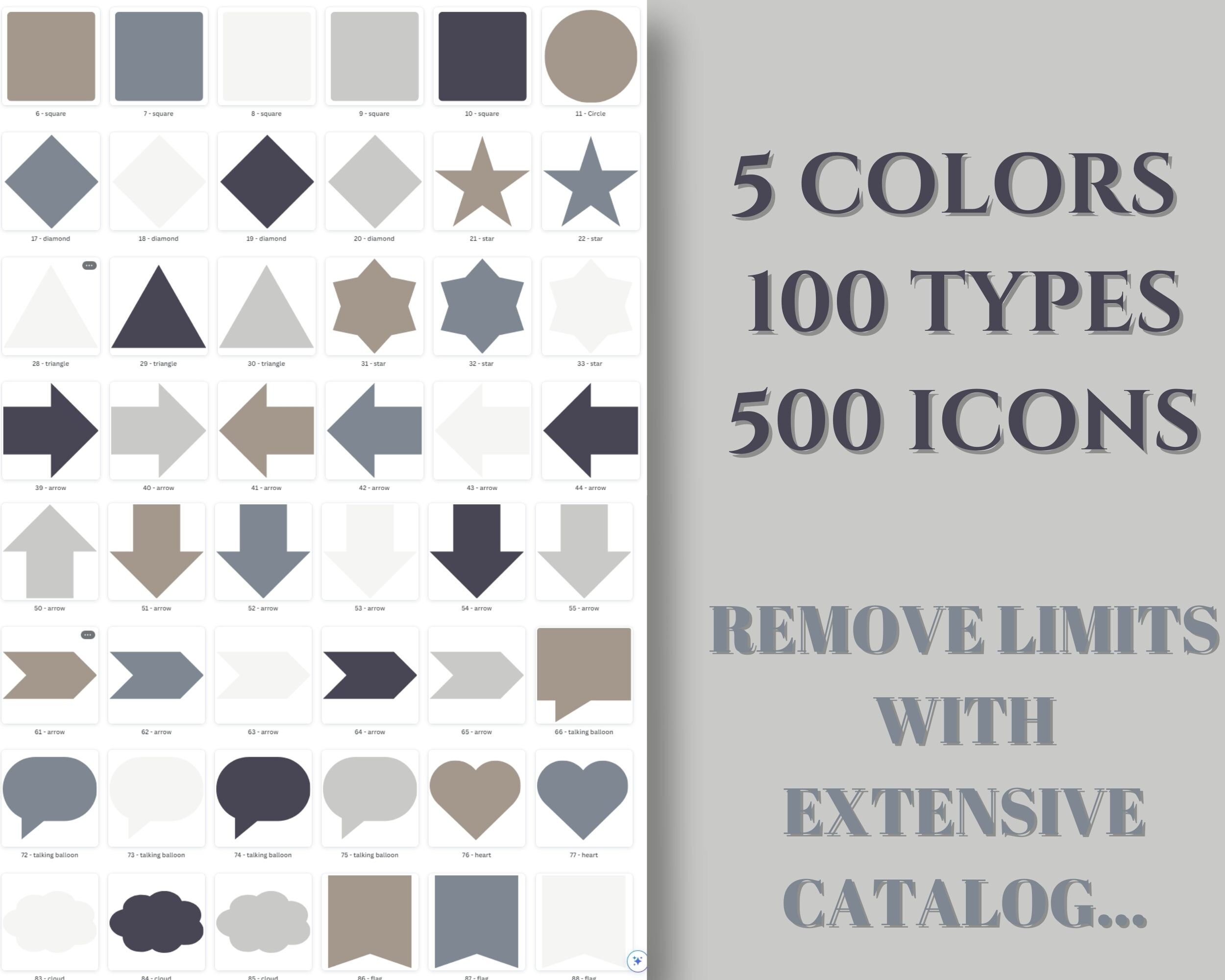 Notion Icons, Crab Edition, Notion Template Icons, Planner Icons ...