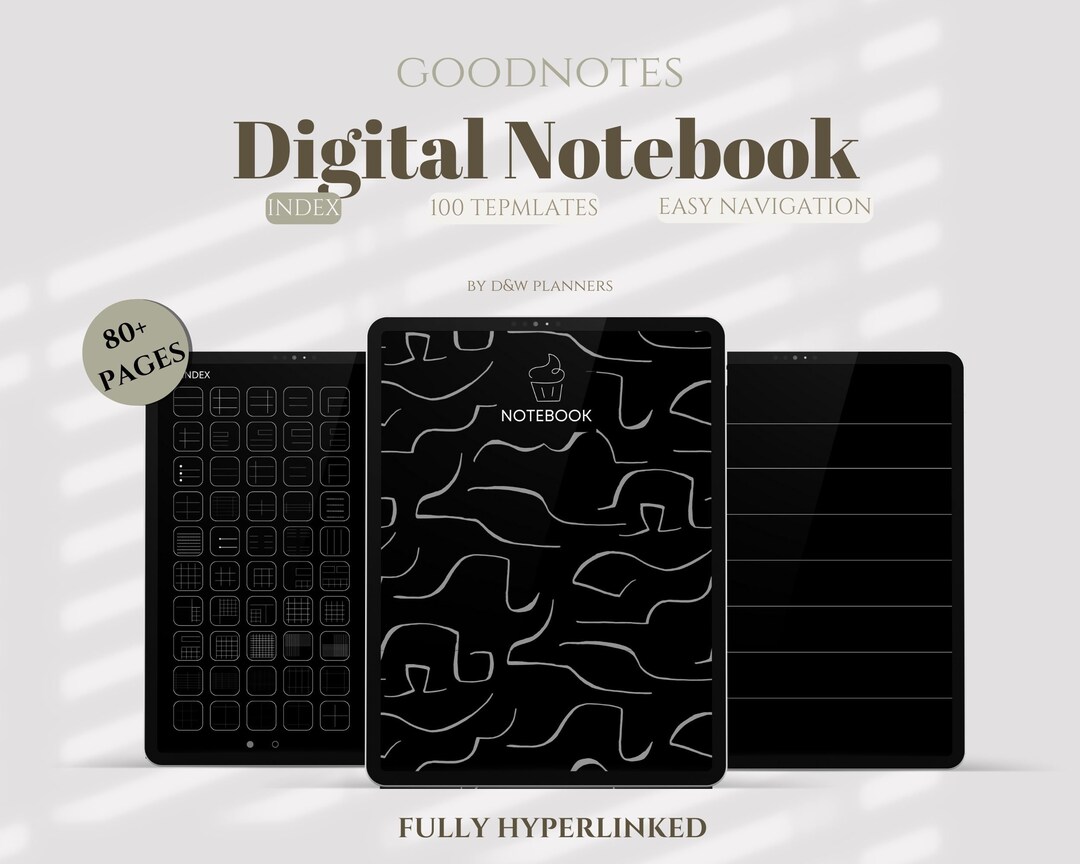 Digital Note Paper Dark Mode, Digital Notes, Note Paper, Lined, Grid ...