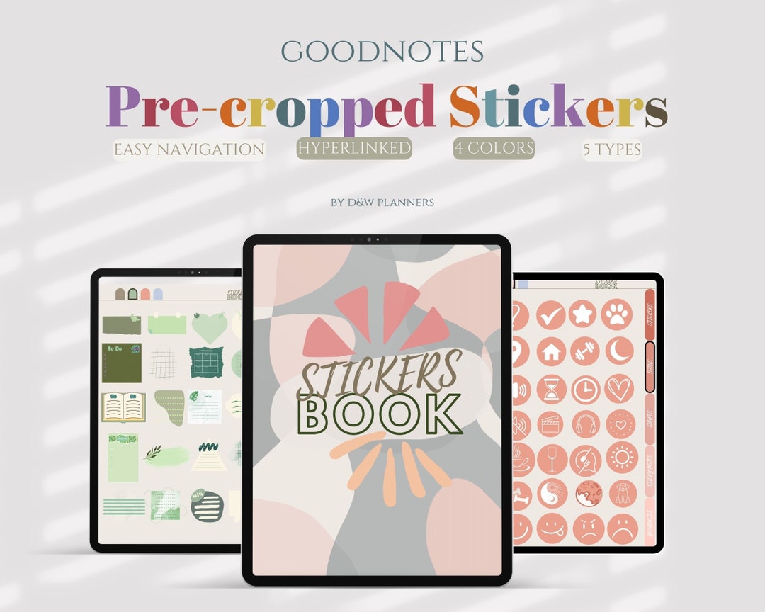 500+ Pre-cropped Digital Planner Stickers, Digital Stickers Book Foor ...