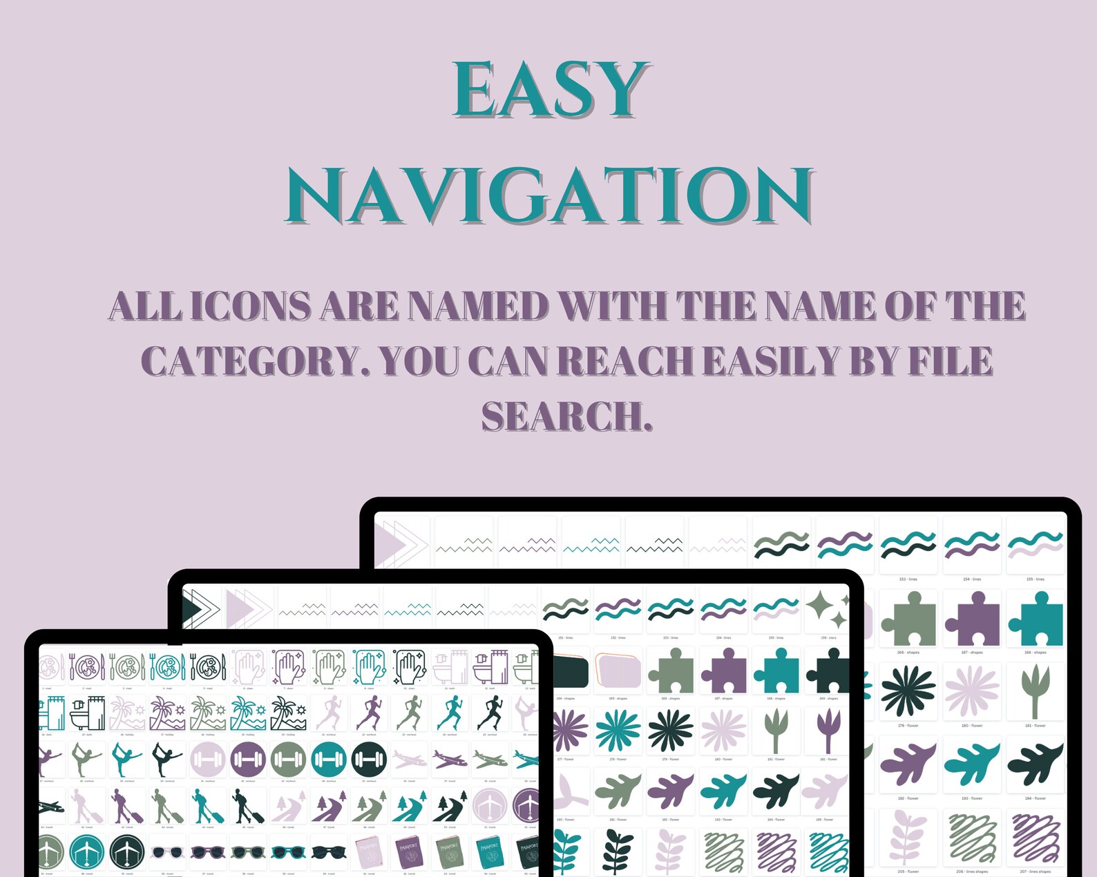Notion Icons, Tulip Edition, Notion Template Icons, Planner Icons ...