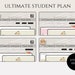 Extended Student Planner Notion Template Academic Planner Notion ...