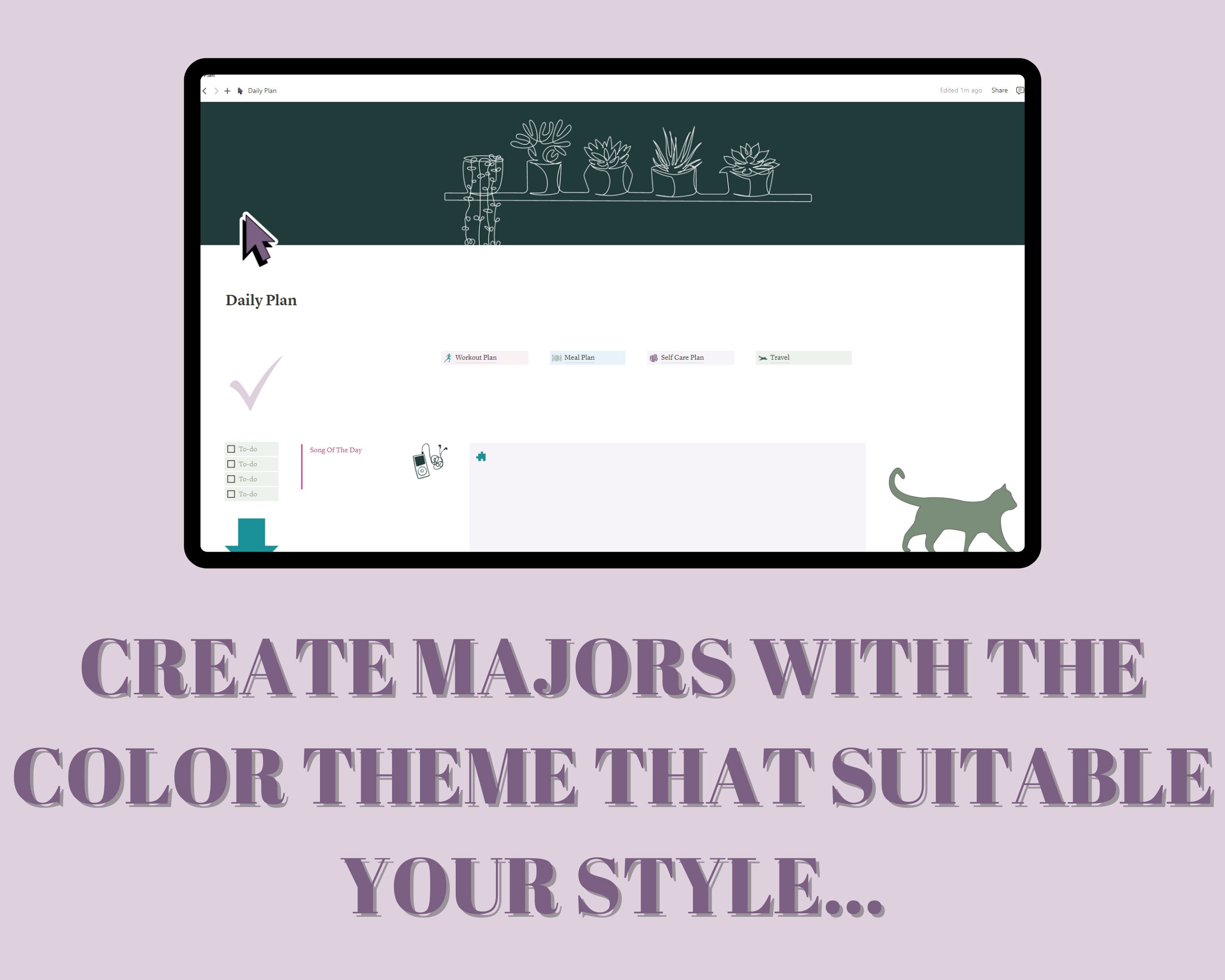 Notion Icons, Tulip Edition, Notion Template Icons, Planner Icons ...