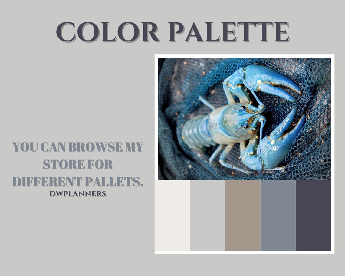 Notion Icons, Crab Edition, Notion Template Icons, Planner Icons ...