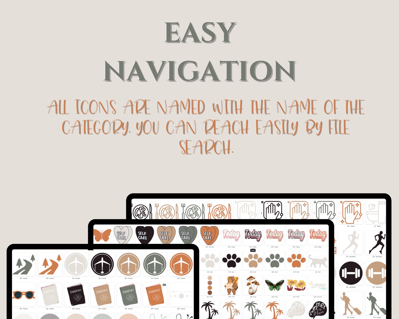 Notion Icons Fox Edition Notion Template Icons Planner - Etsy