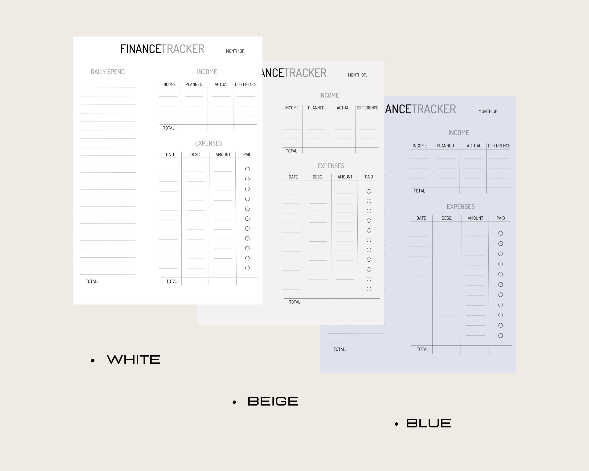 Ultimate Printable Planner Bundle, Printable Life Planner, Digital Goal ...