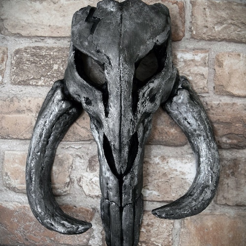 Mythosaur Skull the Mandalorian Symbol Wall Art Decor - Etsy