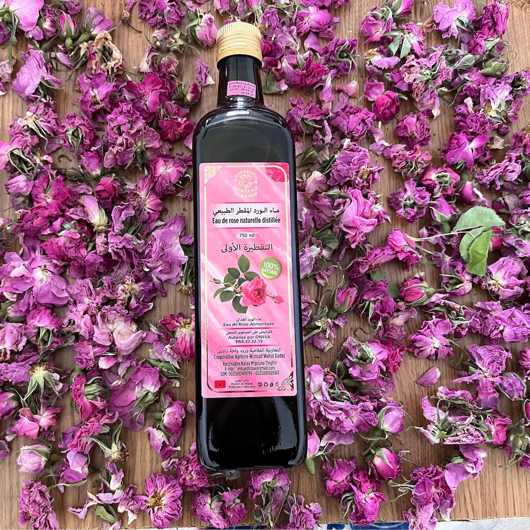 Pure Rose Water From Kelaa M'gouna, Morocco - All-natural Skincare ...