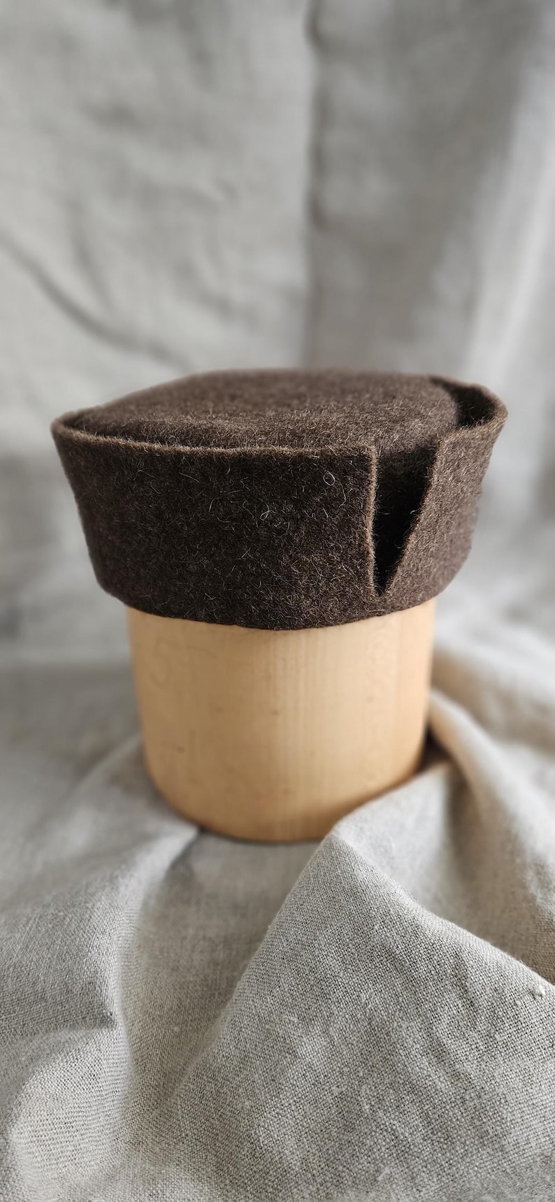 Magierka Historical Hat, Medieval Historical Woolen Felt Men's Magera ...