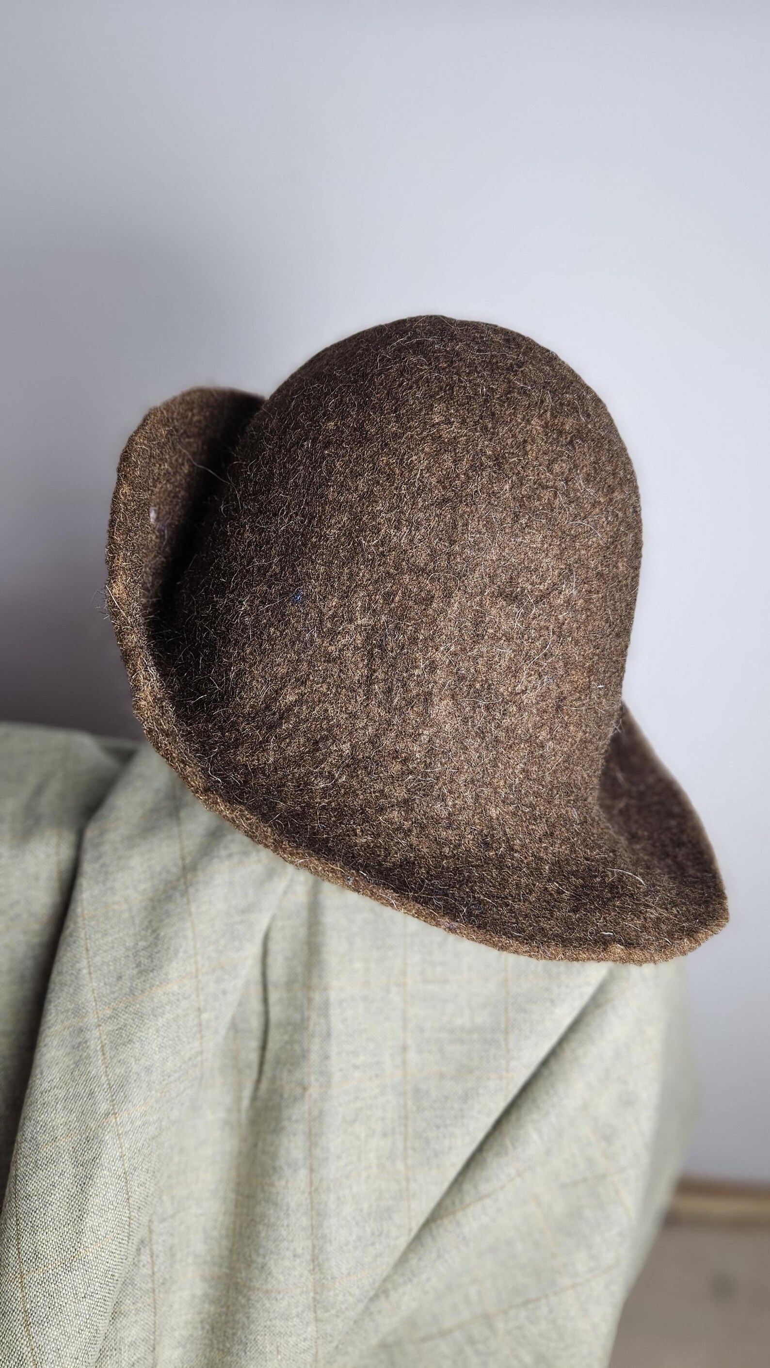 Medieval Hand Felted Pilgrim Hat, Historical Hat, Wide Brim Gar - Etsy