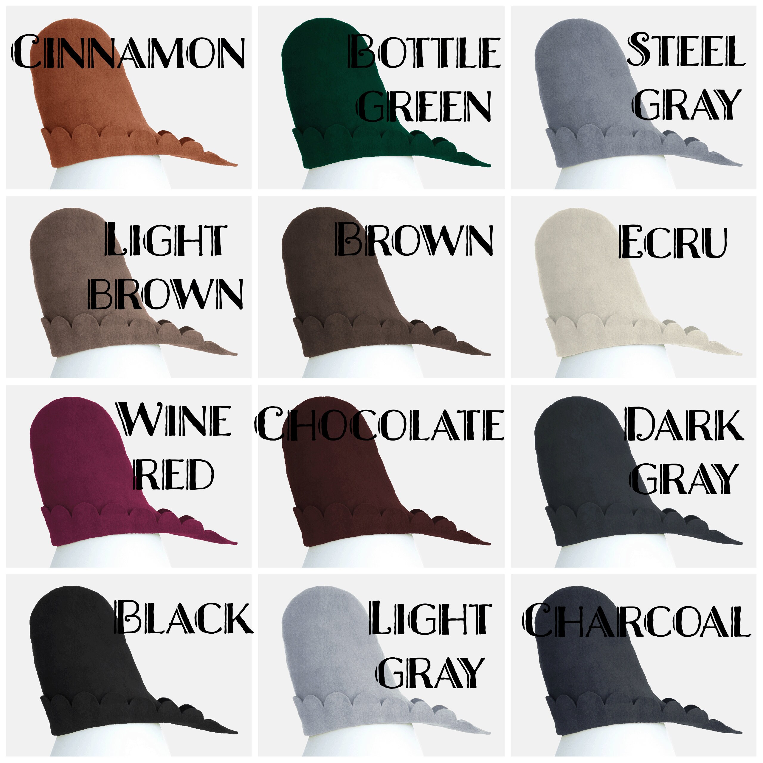 Medieval Hand Felted Pilgrim Hat - Etsy UK