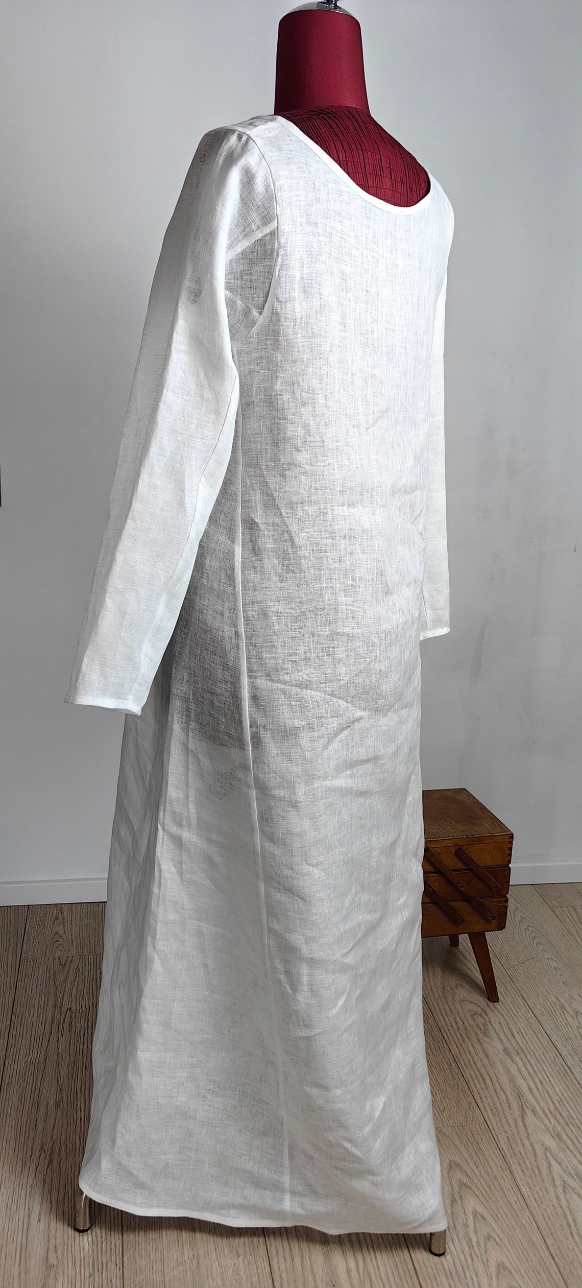 Medieval Linen Chemise, Women Underwear, Ladies Historical Shift - Etsy