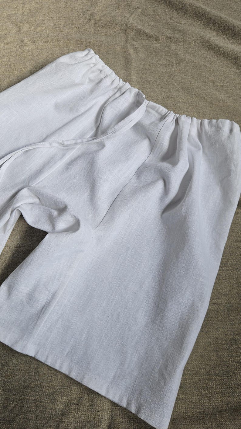 Medieval Linen Braies, Linen Mens Shorts, Larp Braies, Historical Linen ...