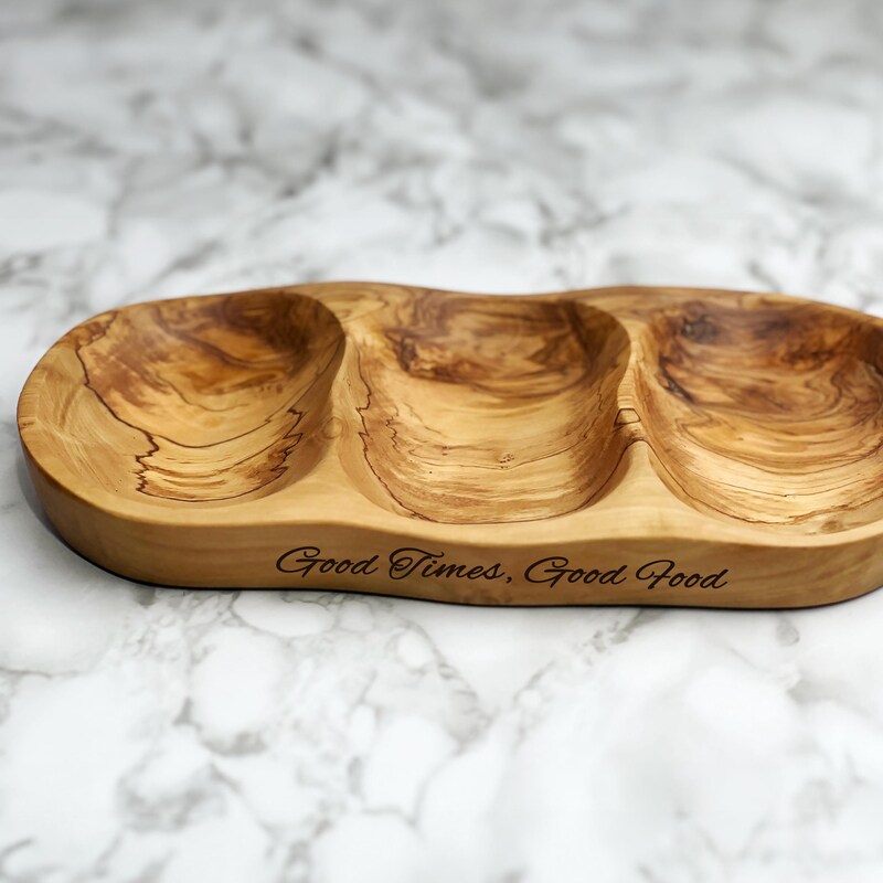 Wooden Snacks Dish - Etsy