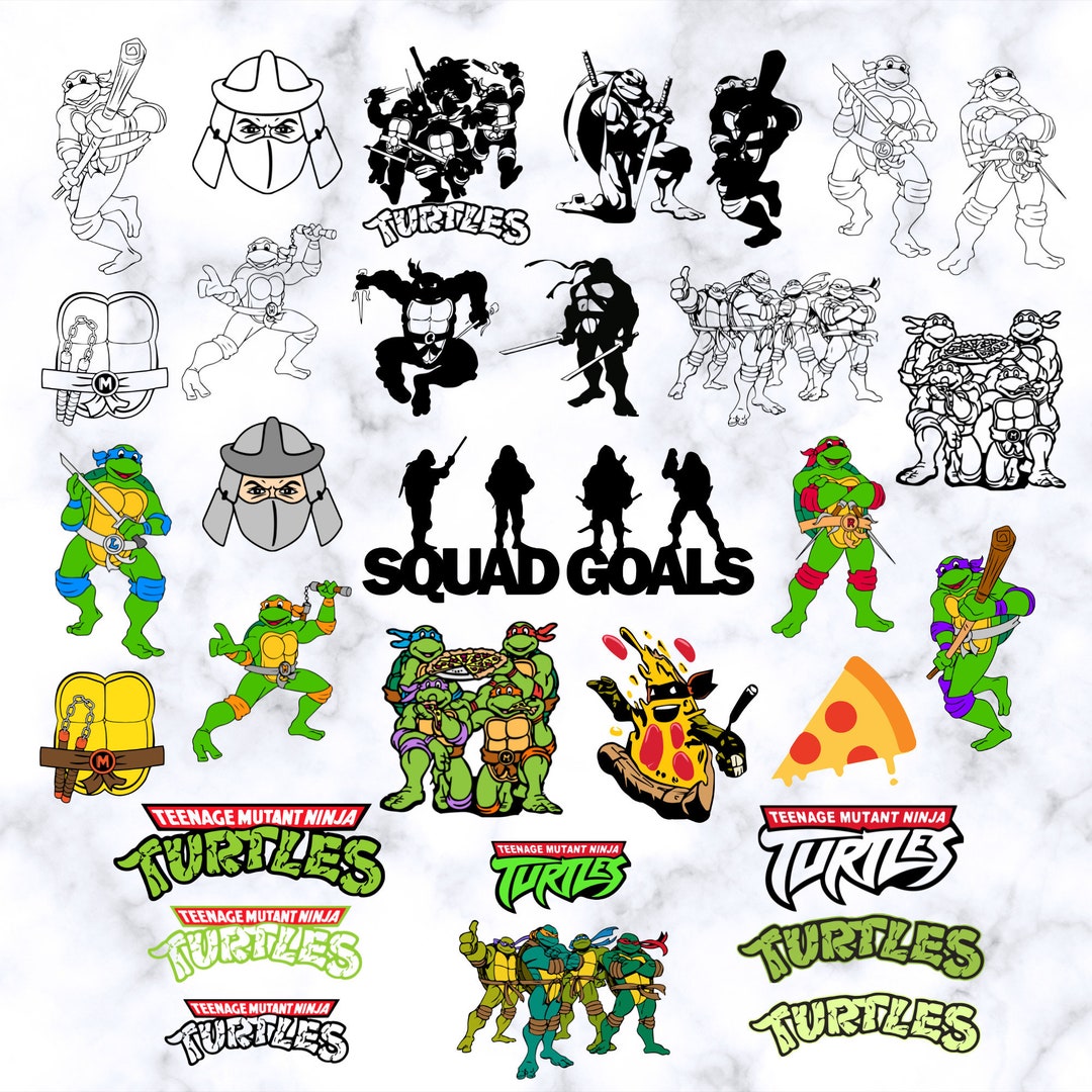 Ninja Turtle Svg Teenage Mutant Ninja Turtle Svg Donatello - Etsy