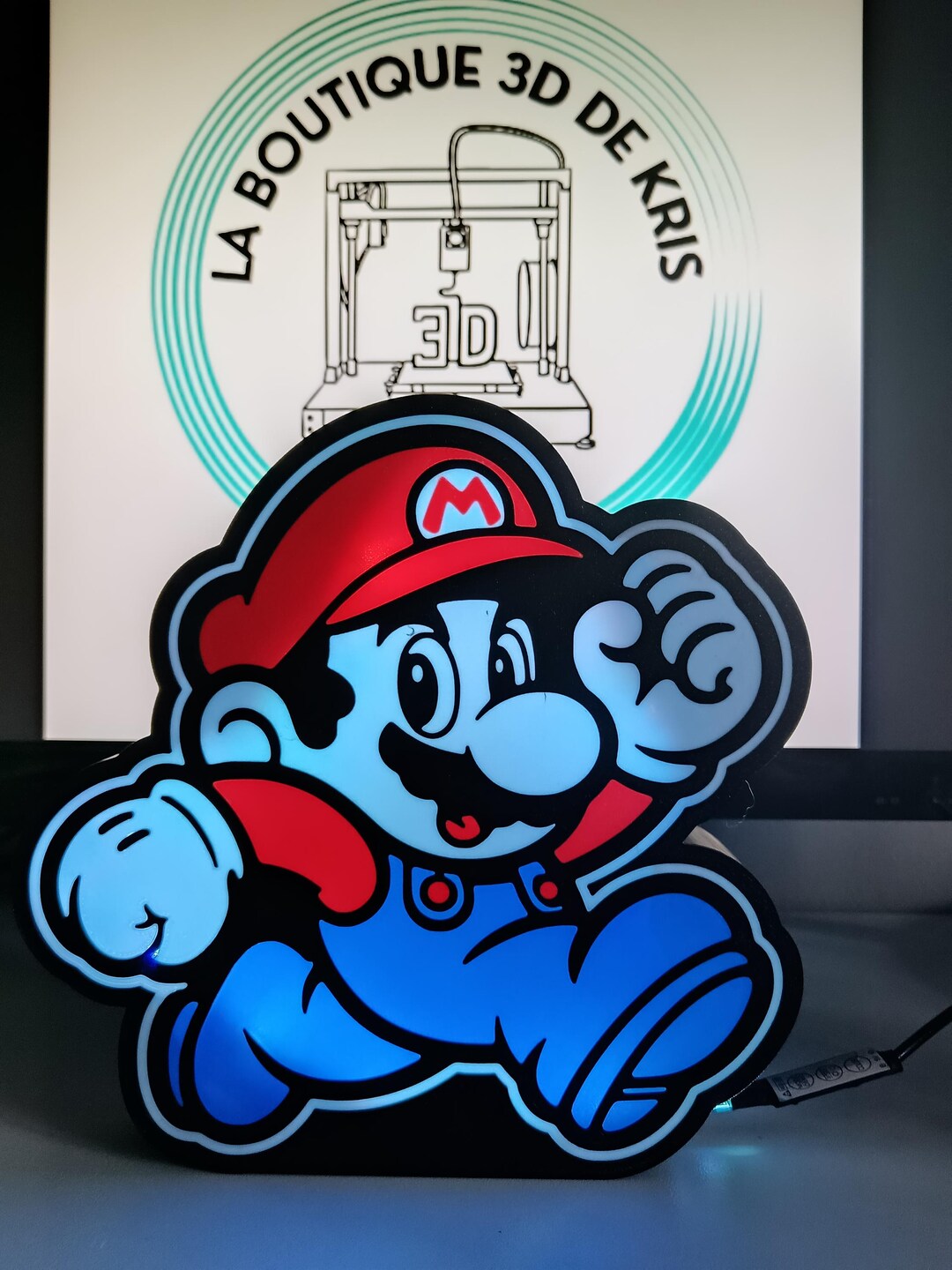 Super Mario Light Box - Etsy