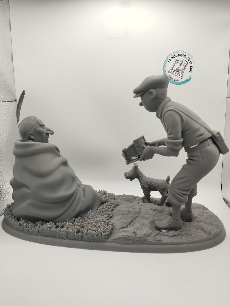 Tintin and the Indian Model Kit | to Assemble & Paint - Etsy