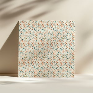 Boho Flowers Seamless Digital Paper, Printable Summer Floral Scrapbook ...