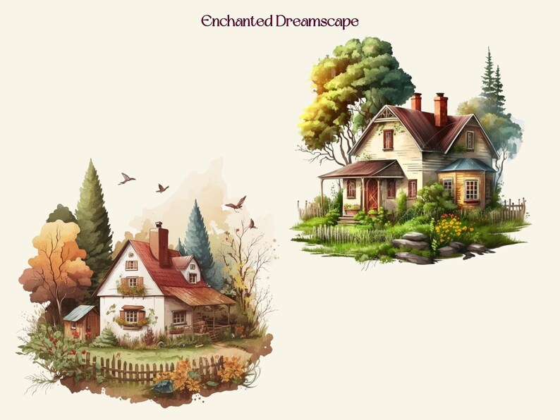 Watercolour Farm Animals Clipart PNG Farm Animals Clipart - Etsy