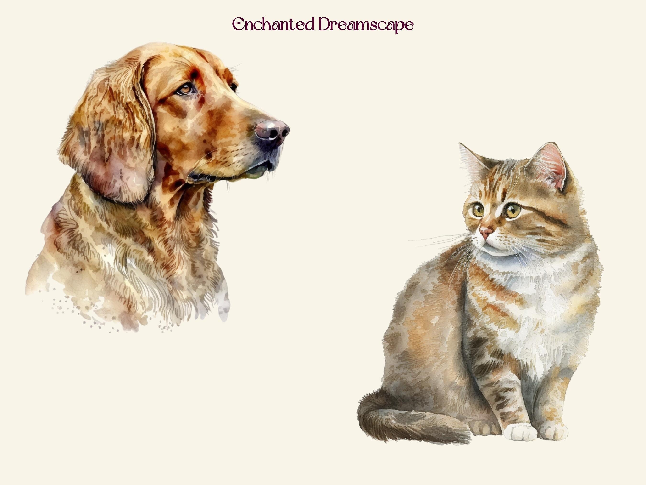 Watercolour Farm Animals Clipart PNG Farm Animals Clipart - Etsy