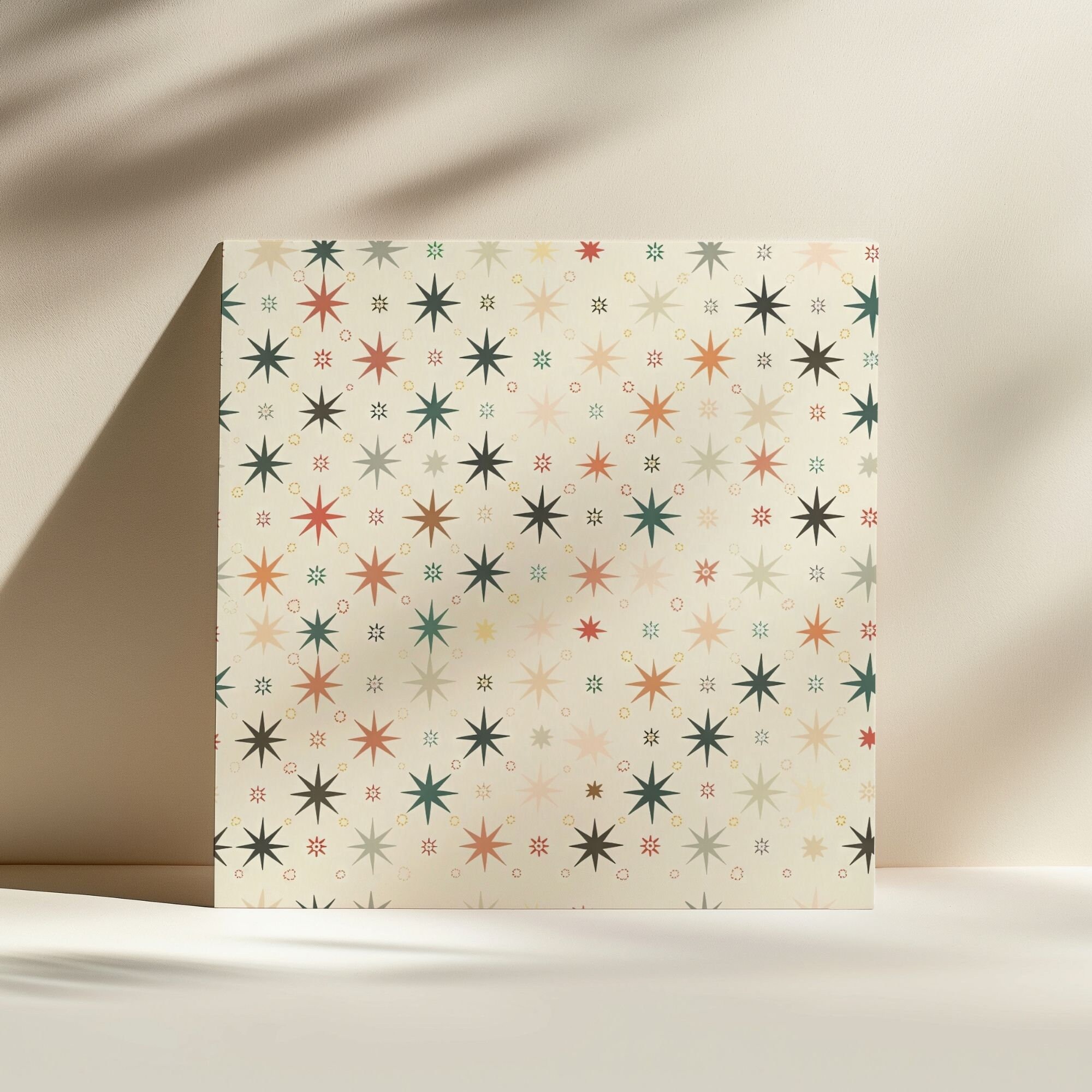 Boho Seamless Digital Paper, Printable Boho Scrapbook Paper, Boho ...